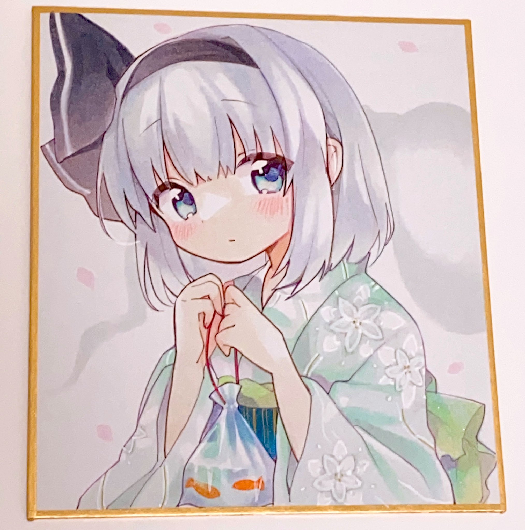 The Big ImageBoard (TBIB) - 1girl black ribbon blue eyes blush closed ...