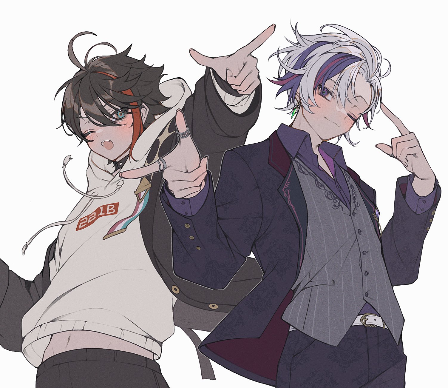 The Big ImageBoard (TBIB) - 2boys black shirt fuwa minato fuwa minato ...