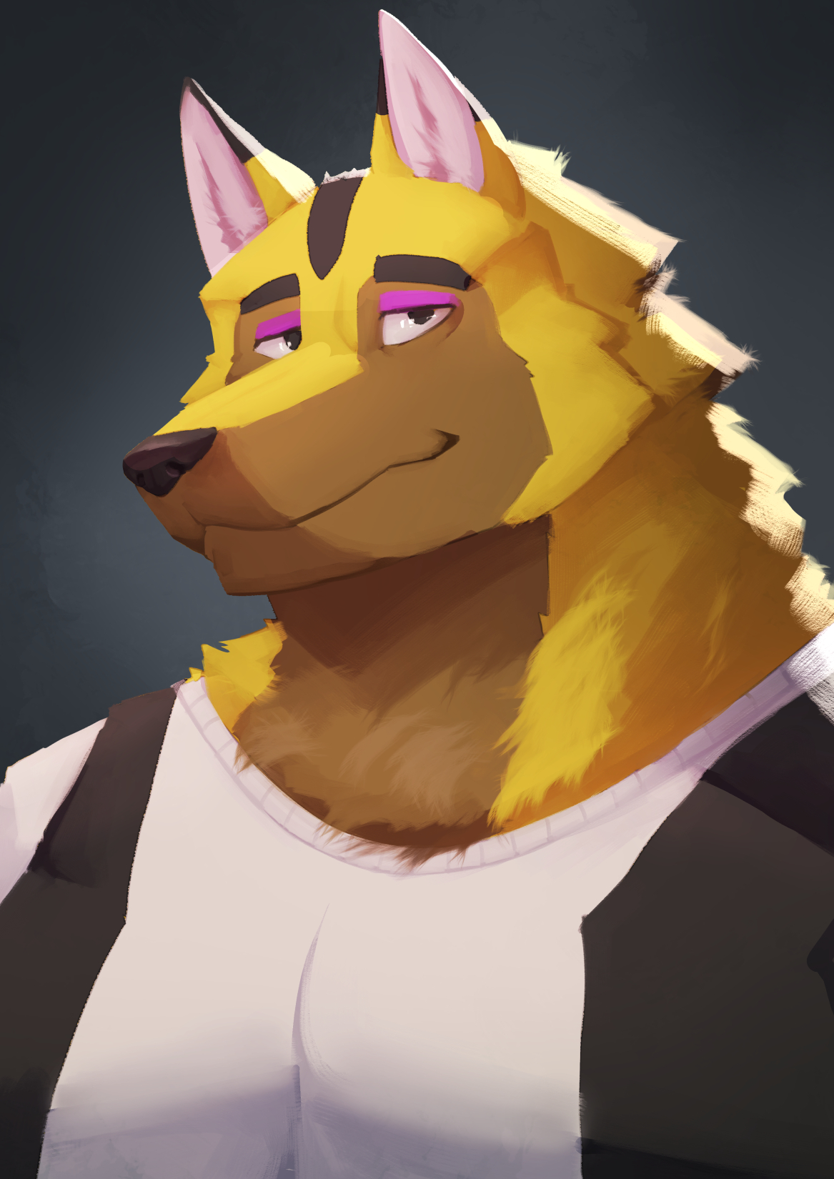 The Big ImageBoard (TBIB) - 2023 animal crossing anthro black nose brown body brown fur canid ...