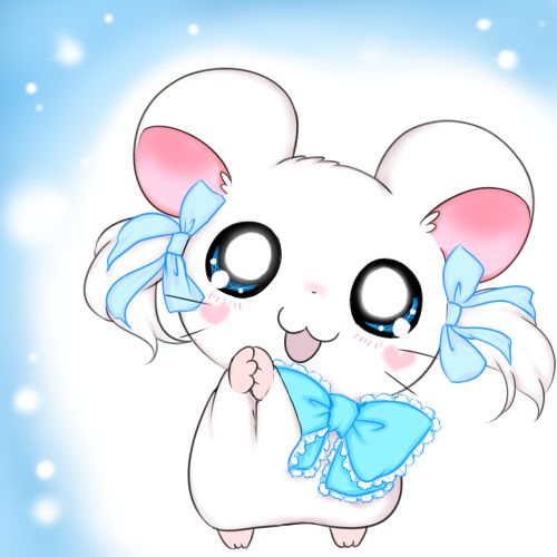 The Big ImageBoard (TBIB) - accessory bijou (hamtaro) blue background ...