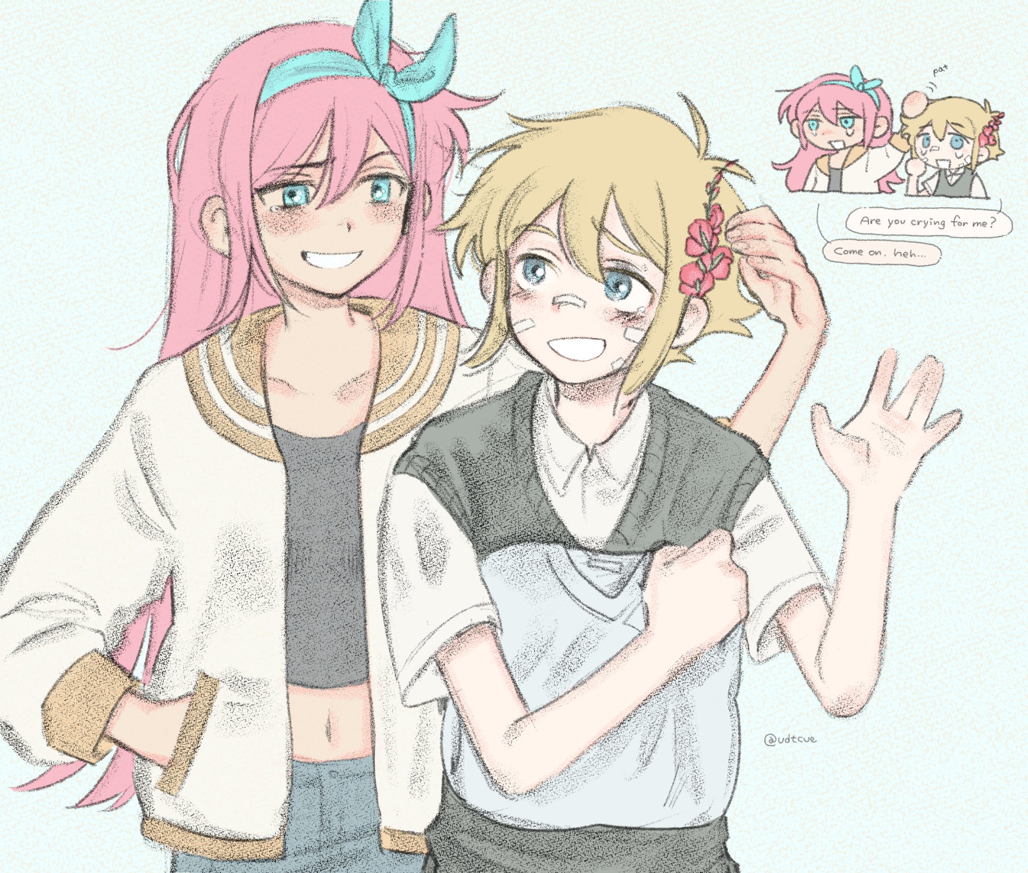 The Big ImageBoard (TBIB) - 1boy 1girl alternate costume aubrey (faraway) (omori) aubrey (omori ...