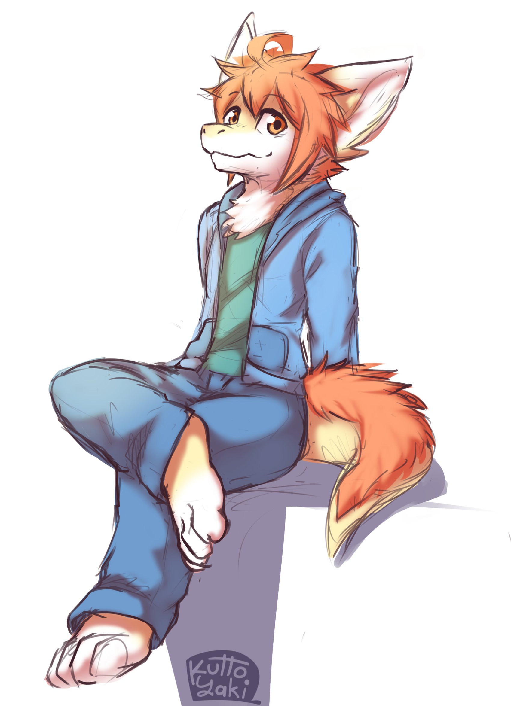 The Big ImageBoard (TBIB) - anthro barefoot chest tuft clothed clothing ...