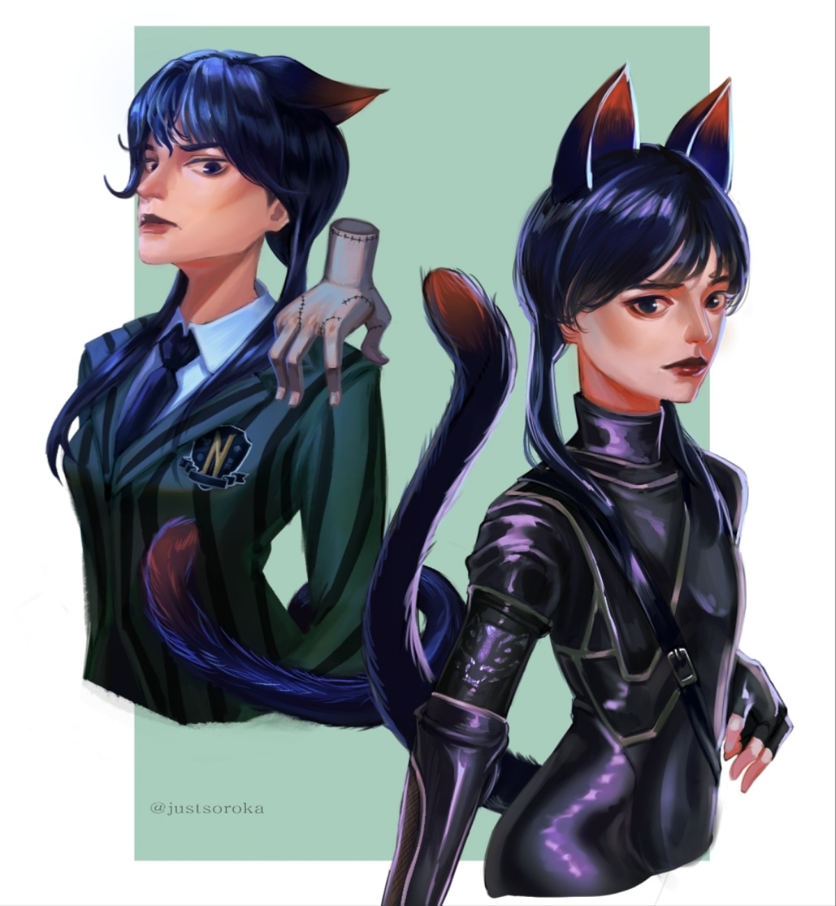The Big ImageBoard (TBIB) - animal humanoid black hair cat humanoid clothing felid felid ...