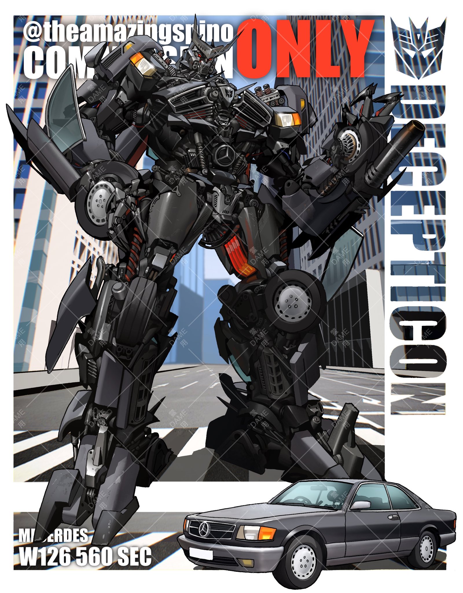 The Big ImageBoard (TBIB) - arm cannon car city commission decepticon ...