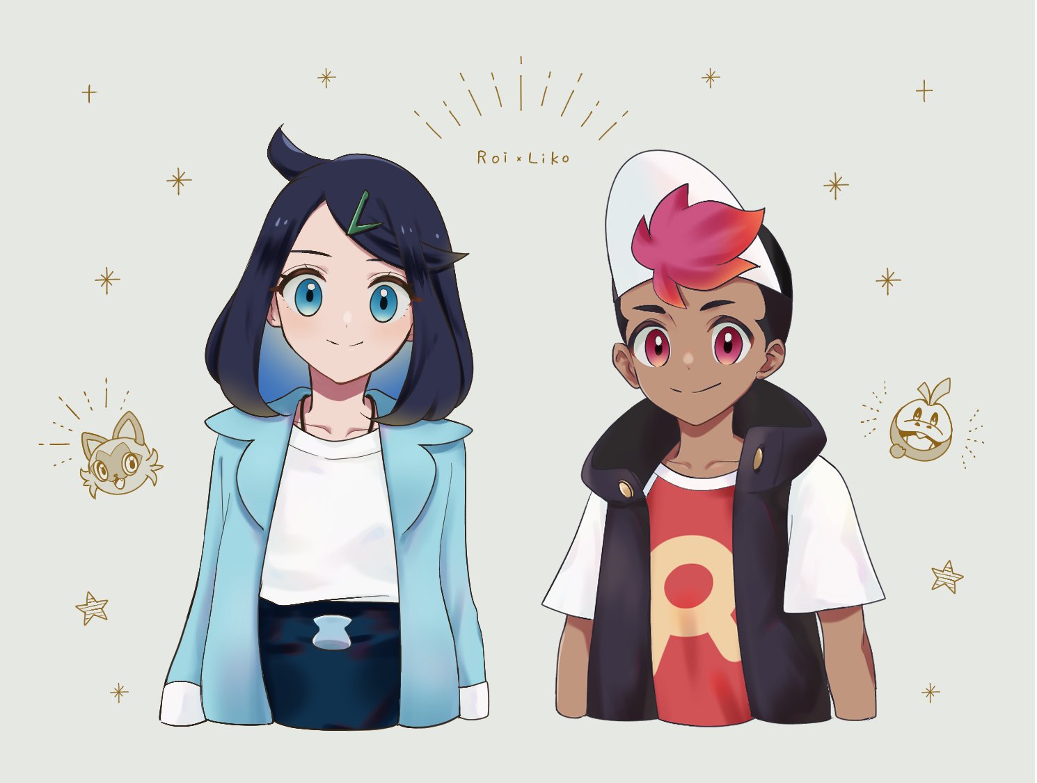 The Big ImageBoard (TBIB) - 1boy 1girl aqua eyes black hair black ...