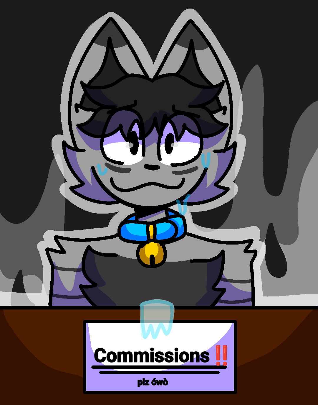 The Big ImageBoard (TBIB) - anthro bell bell collar collar d4rkr4v3n desk felid feline furniture ...