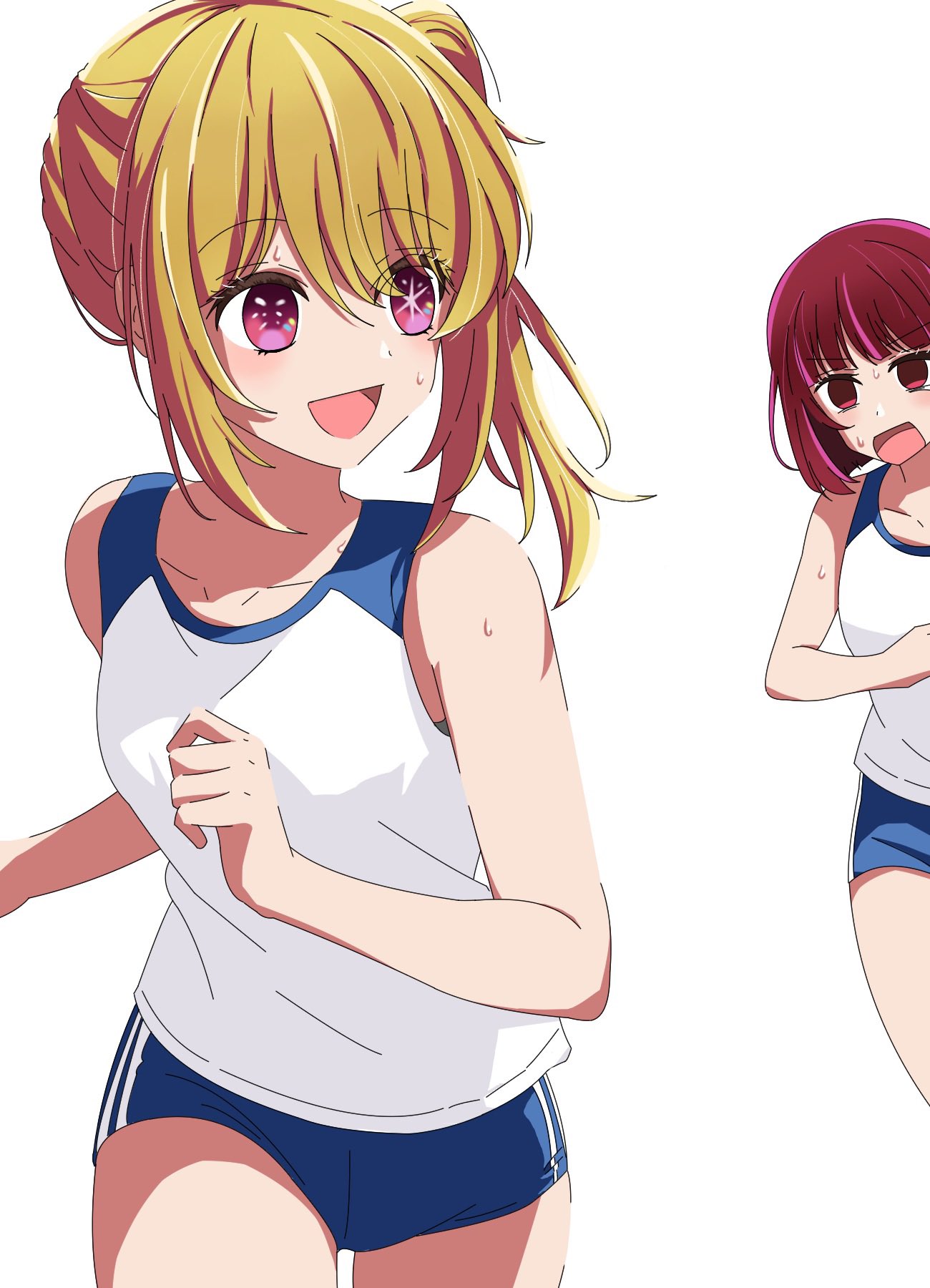 The Big ImageBoard (TBIB) - 2girls :d alternate hairstyle arima kana bare shoulders blonde hair ...