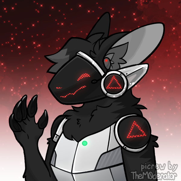 The Big ImageBoard (TBIB) - 1:1 anthro machine male protogen solo ...