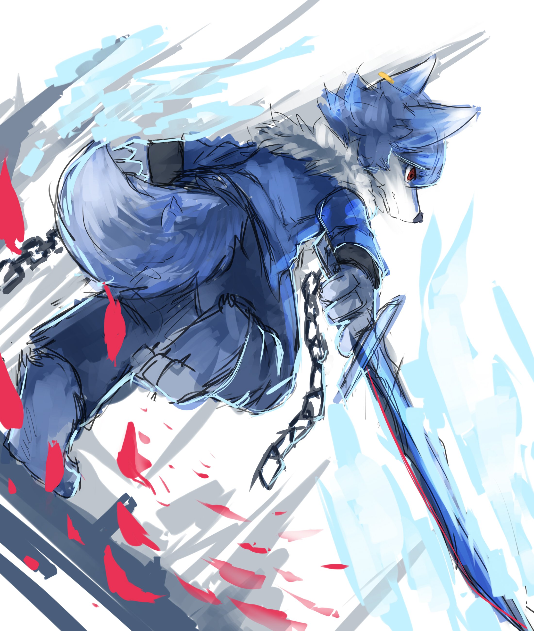 The Big ImageBoard (TBIB) - abstract background absurd res anthro blue ...