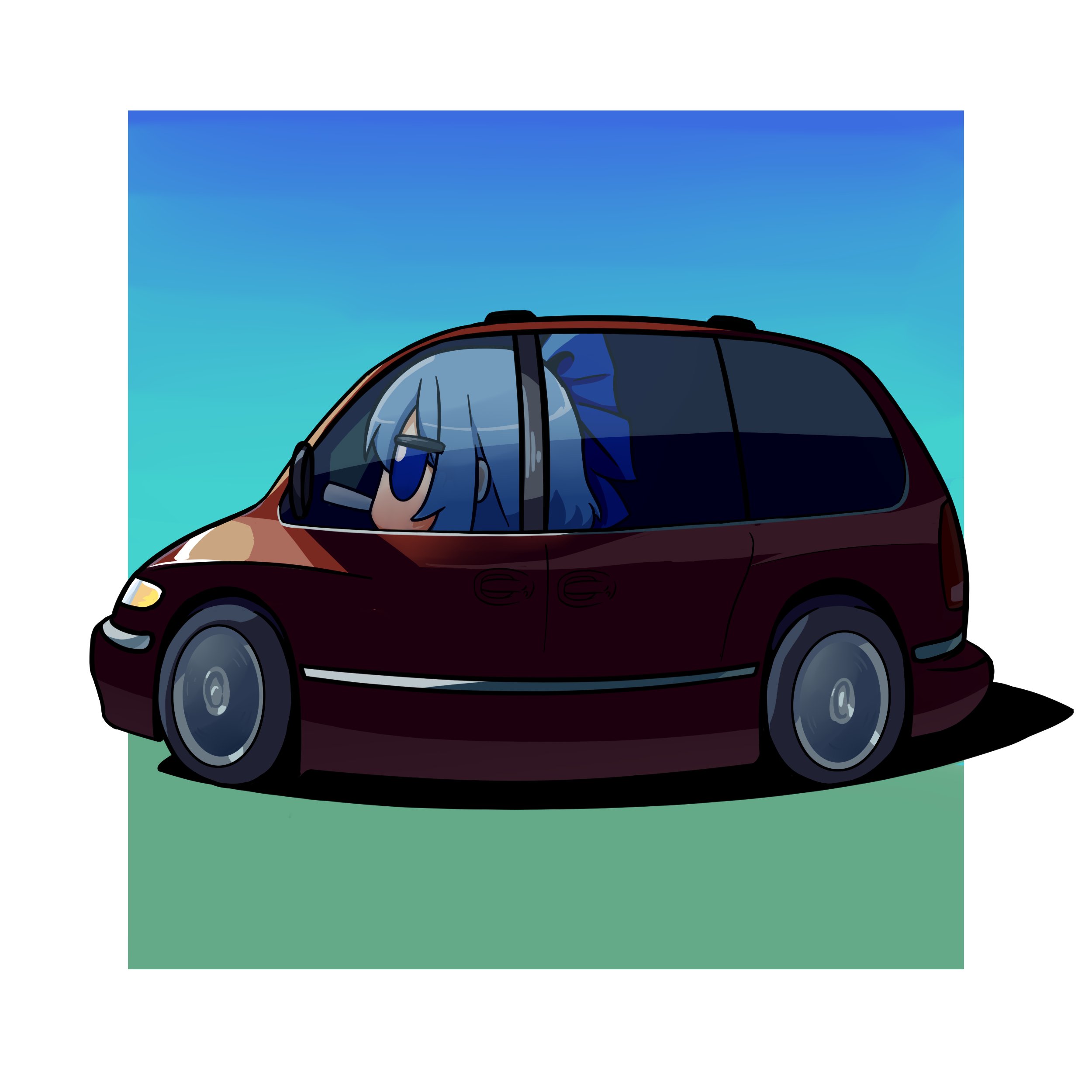 The Big ImageBoard (TBIB) - 1girl absurdres album cover redraw blue bow ...