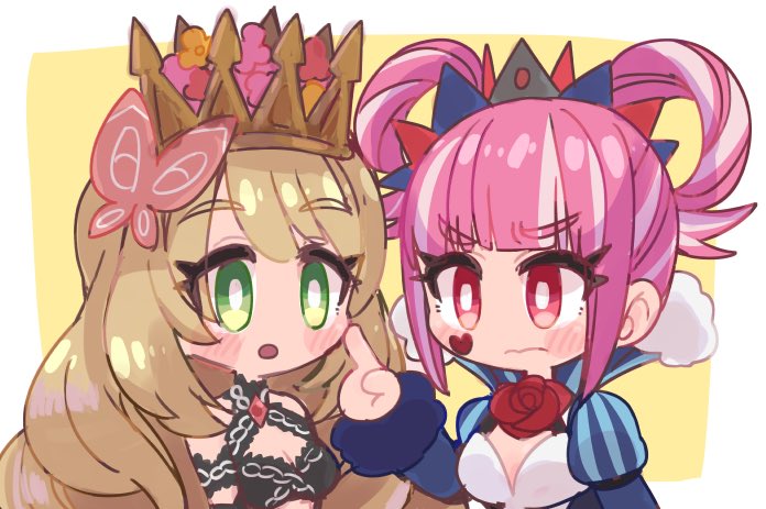 The Big ImageBoard (TBIB) - 2girls blonde hair blush celine (fire ...