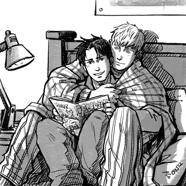 The Big Imageboard Tbib 2boys Arm Around Shoulder Bara Blanket 5426