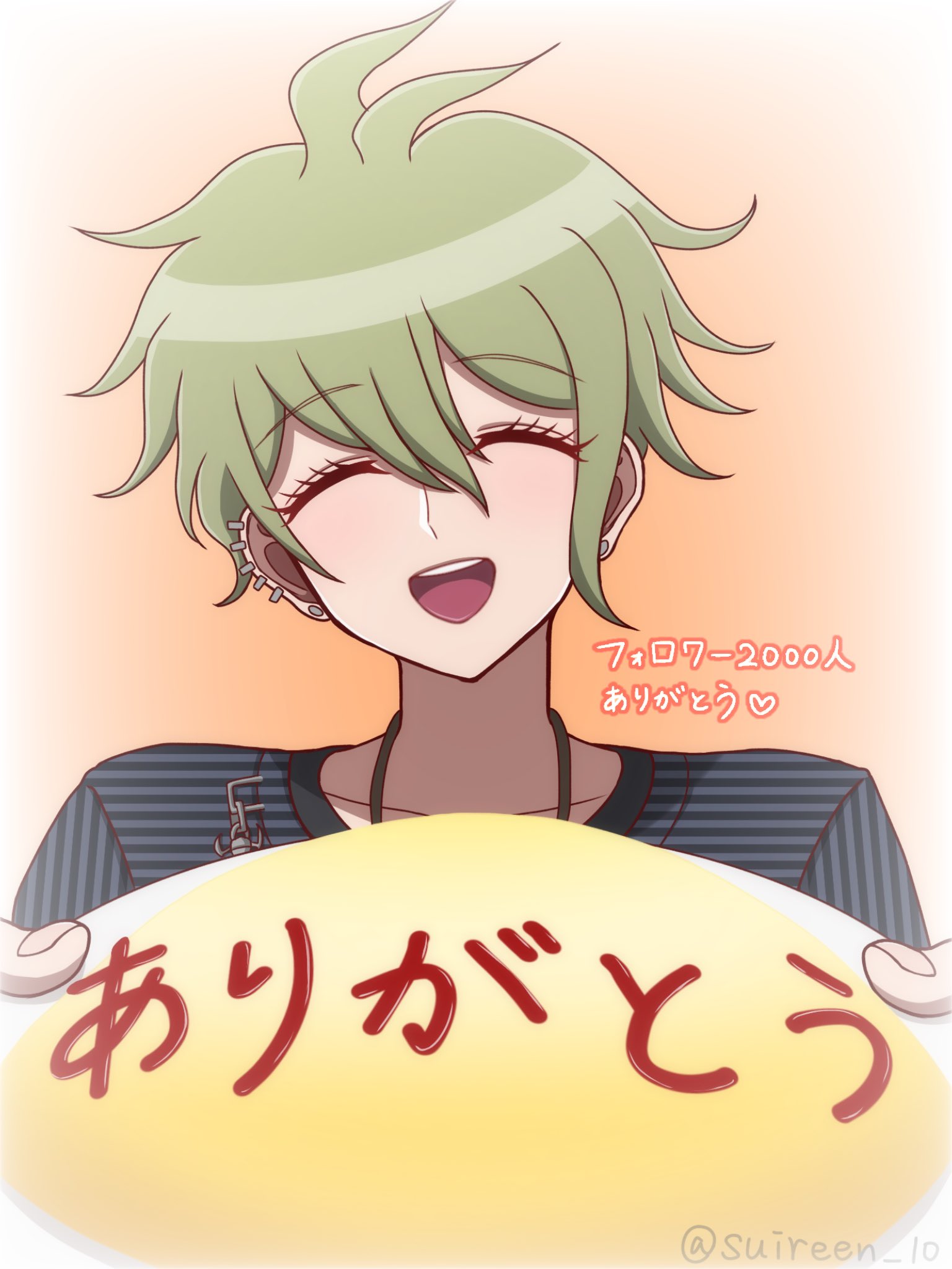 The Big ImageBoard (TBIB) - 1boy :d ahoge amami rantaro antenna hair ...