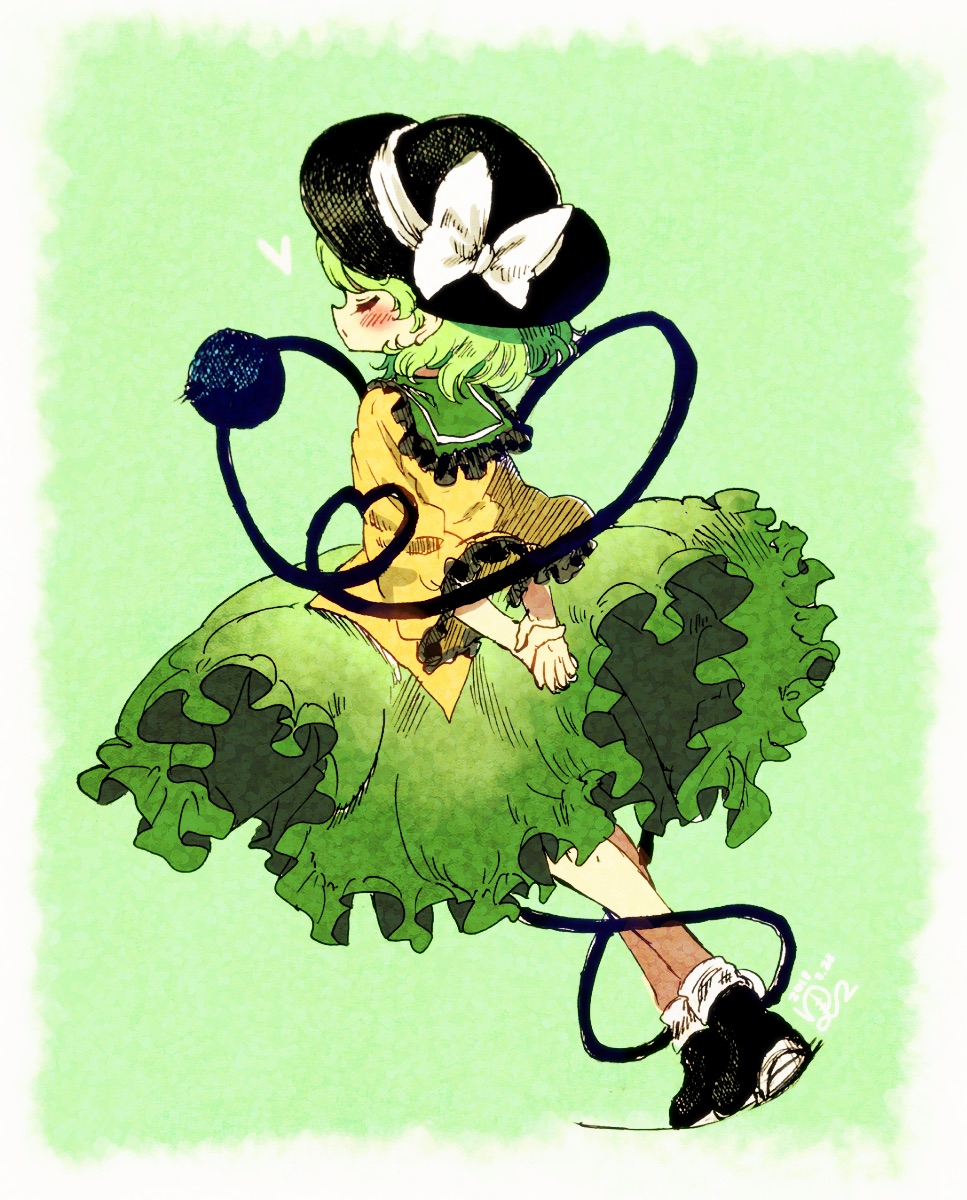 The Big Imageboard Tbib 1girl Arms Behind Back Black Footwear Black