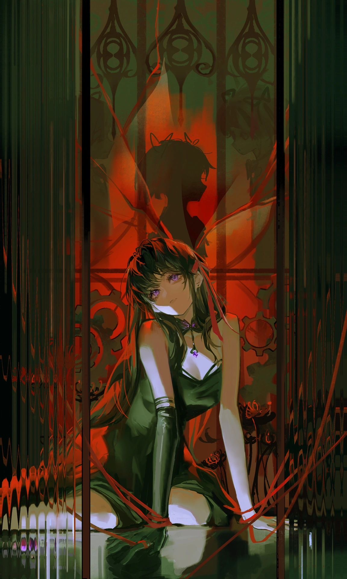 The Big Imageboard Tbib 1girl Akemi Homura Bare Shoulders Black