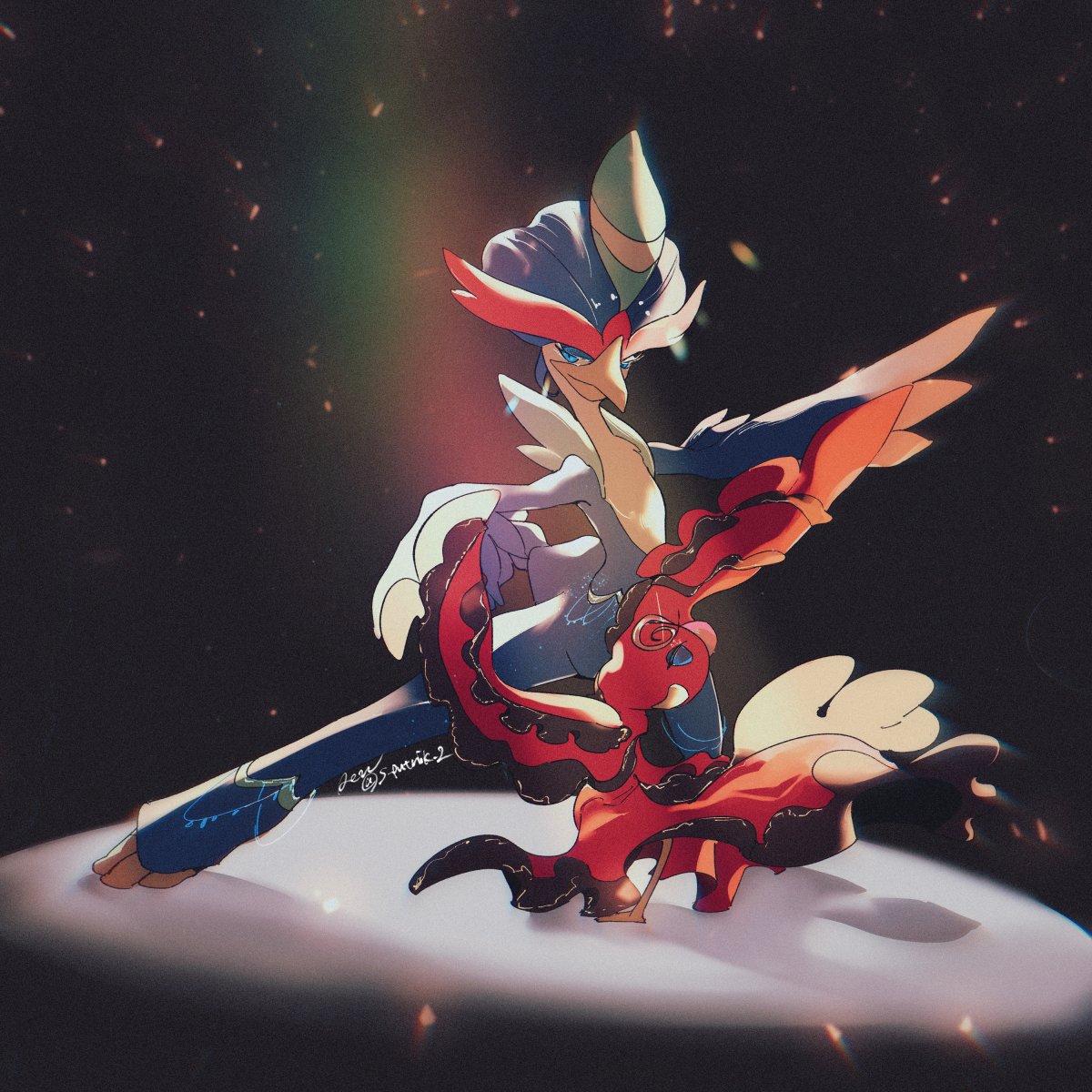 The Big Imageboard Tbib 11 4 Toes Ambiguous Gender Anisodactyl Anthro Avian Baile Oricorio