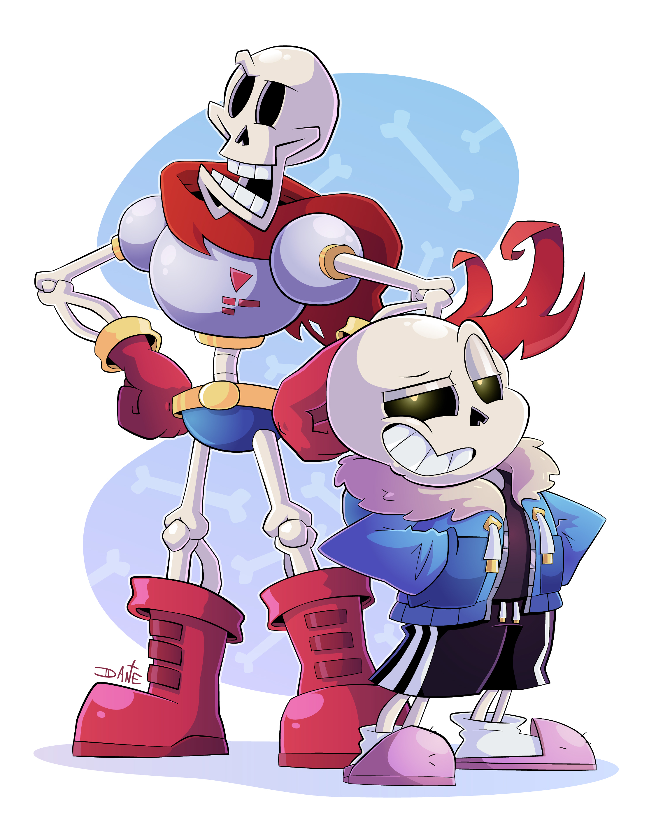 The Big ImageBoard (TBIB) - absurd res animated skeleton bone boots brother (lore) brothers ...