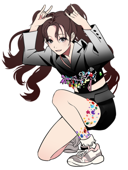The Big Imageboard Tbib 1girl M Animification Black Jacket Black Shorts Chinese Commentary