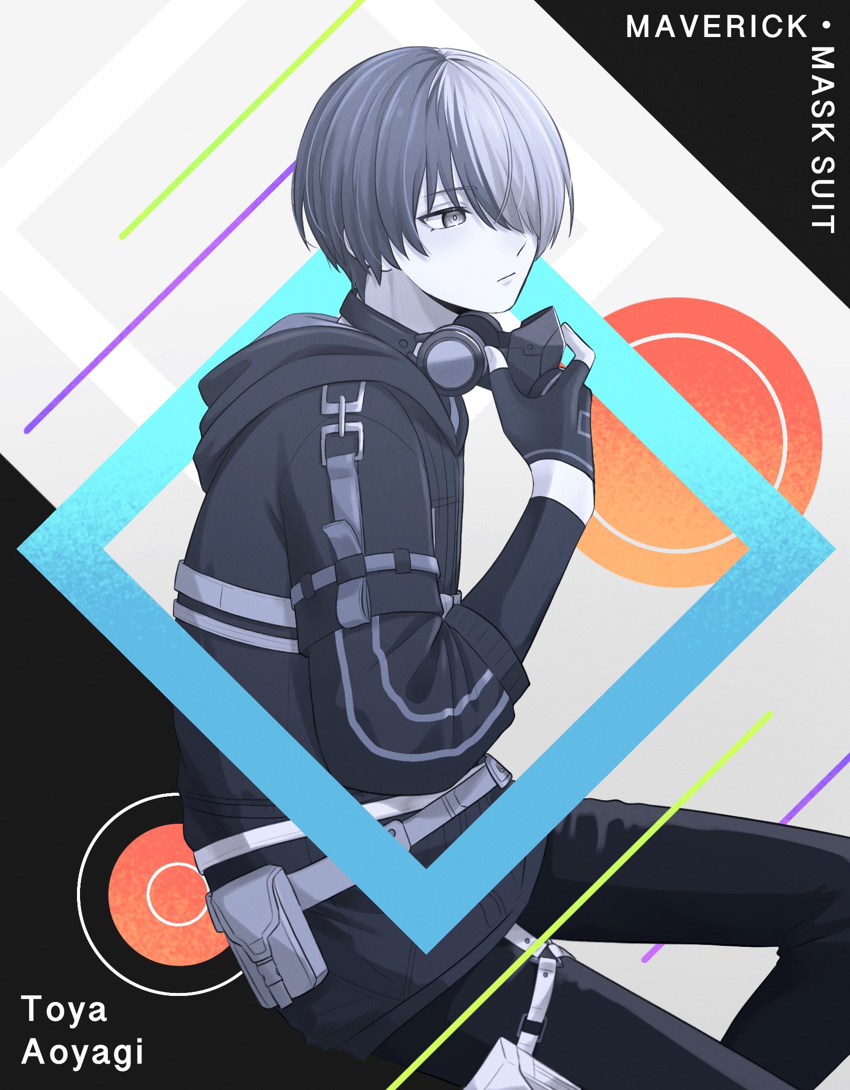 The Big ImageBoard (TBIB) - 1boy adjusting mask aoyagi touya character ...