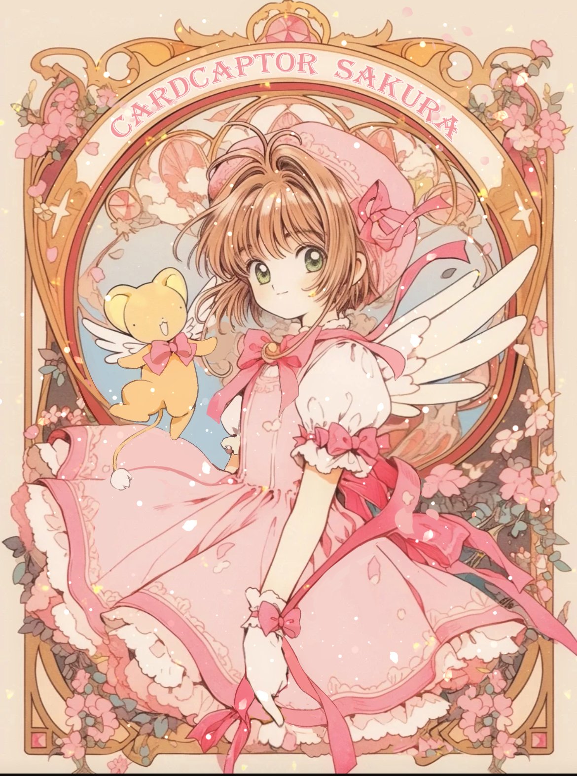 The Big ImageBoard (TBIB) - 1girl ai-generated brown hair cardcaptor sakura copyright name dress ...