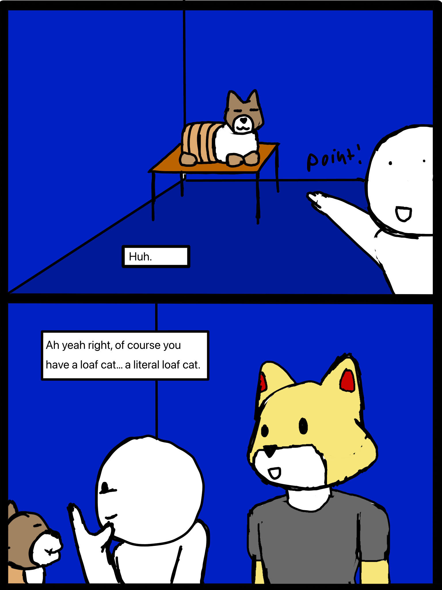 The Big ImageBoard (TBIB) - 3:4 ambiguous gender animate inanimate anthro blue background bread ...