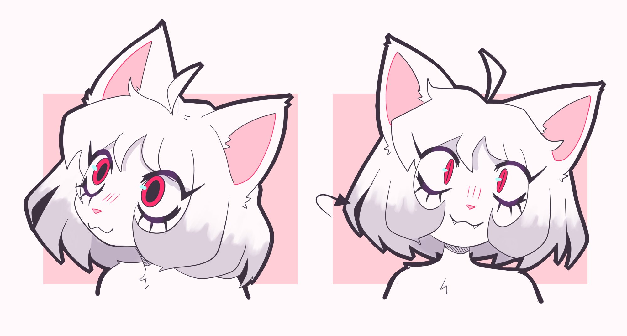 The Big ImageBoard (TBIB) - 2023 ahoge anthro blush blush lines bust portrait cute fangs digital ...