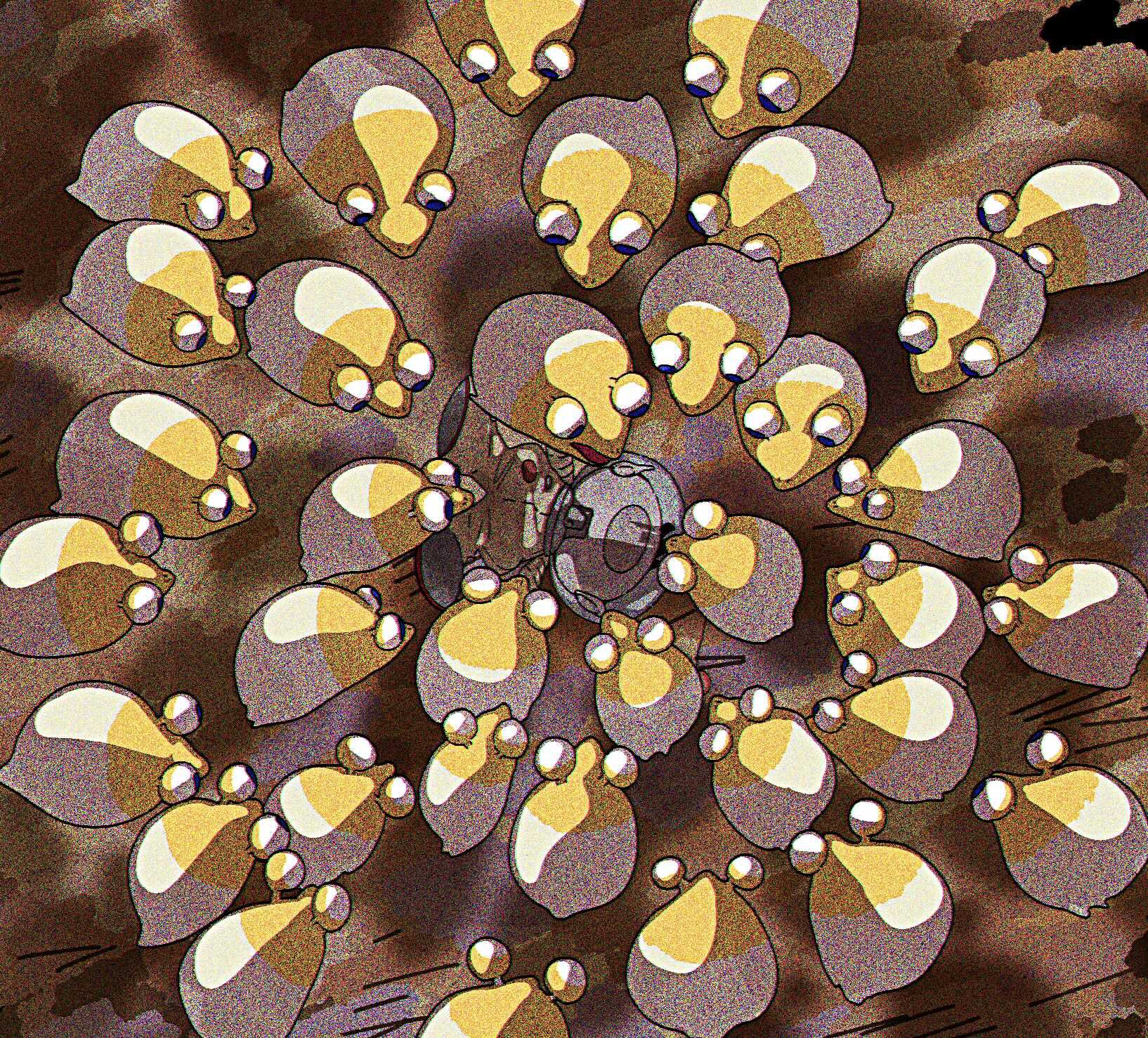 The Big ImageBoard (TBIB) - 1boy alien big nose biting blue eyes brown ...