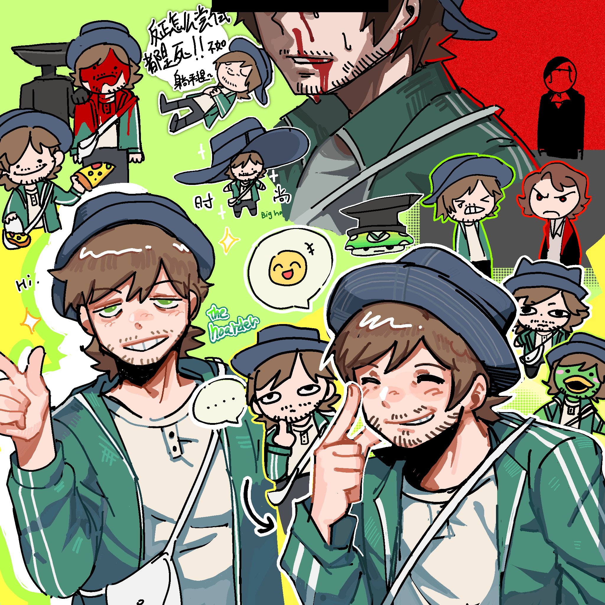 The Big ImageBoard (TBIB) - 2boys anvil beard stubble blood blood from ...