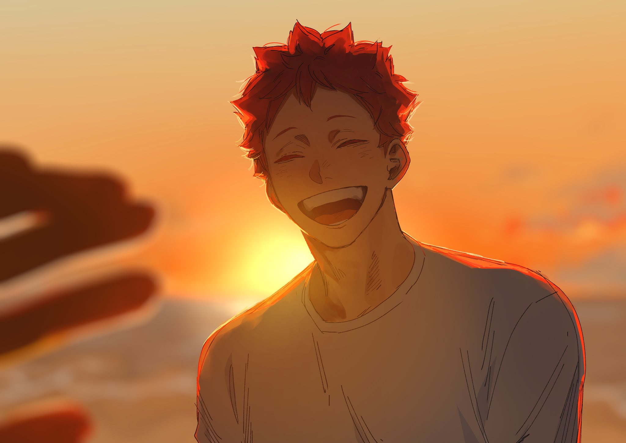 The Big ImageBoard (TBIB) - 1boy ah e0k beach blurry blurry background ...