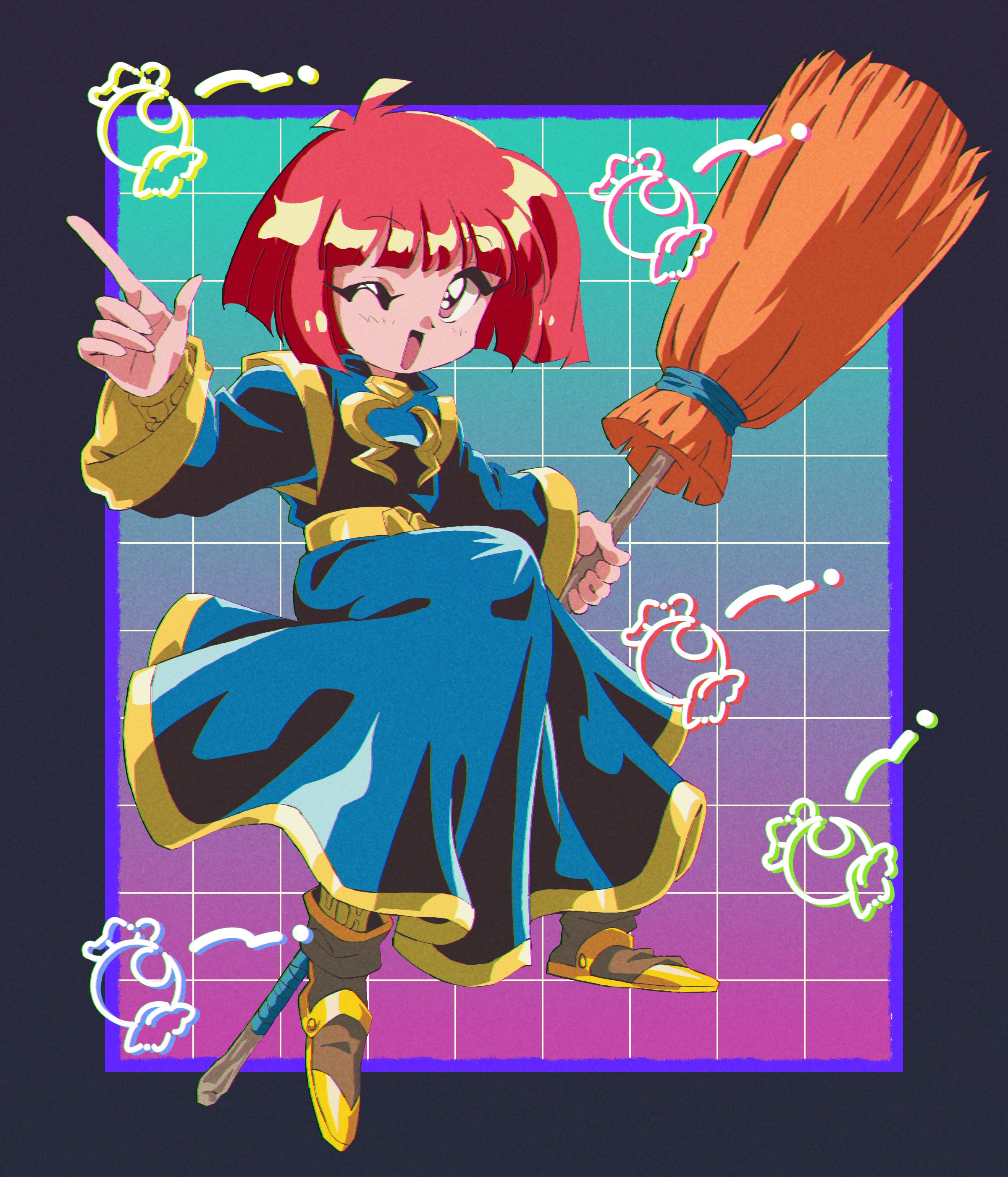 The Big ImageBoard (TBIB) - 1990s (style) 1girl absurdres blue dress ...