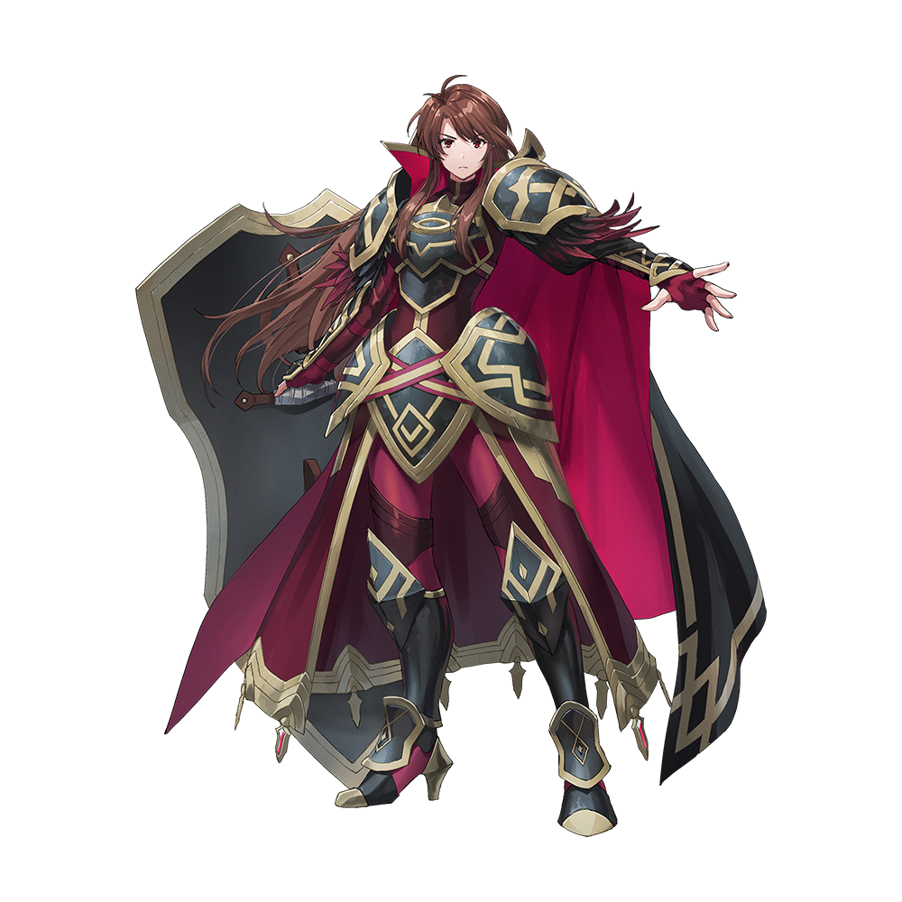 The Big ImageBoard (TBIB) - 1girl armor black cape brown eyes brown ...