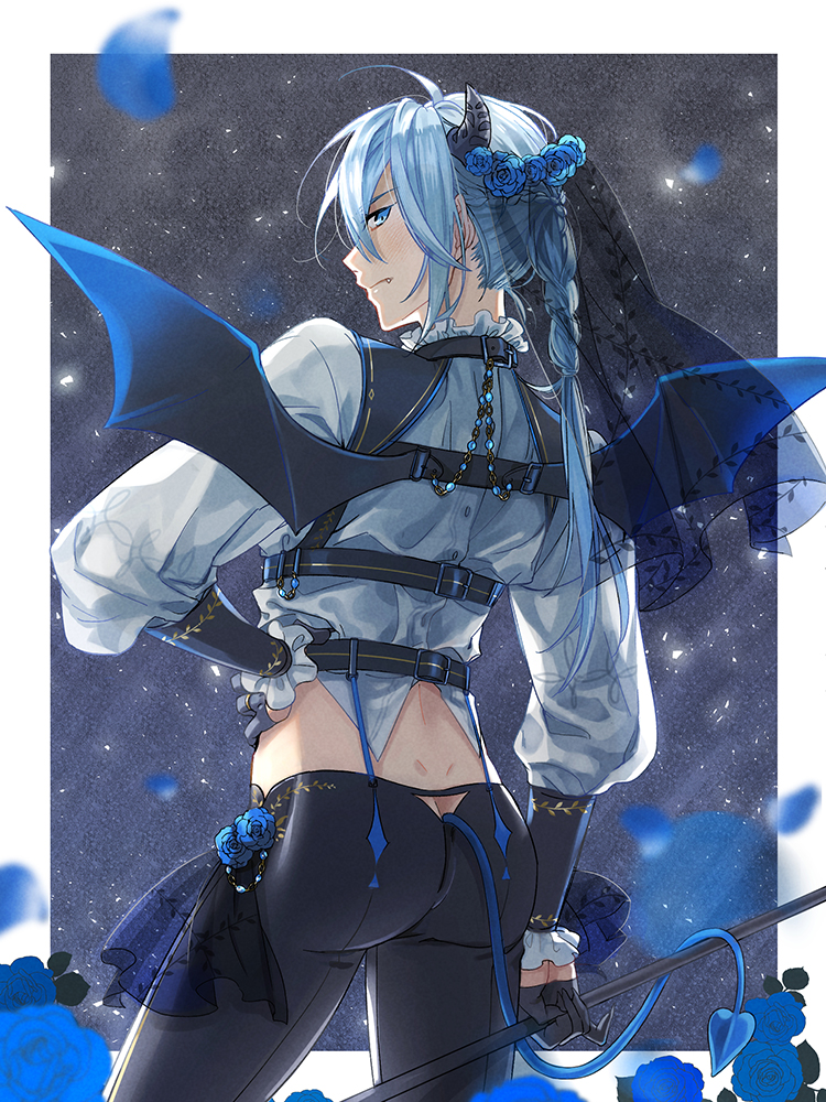 The Big ImageBoard (TBIB) - 1boy alternate costume ass back bat wings bishounen black gloves ...