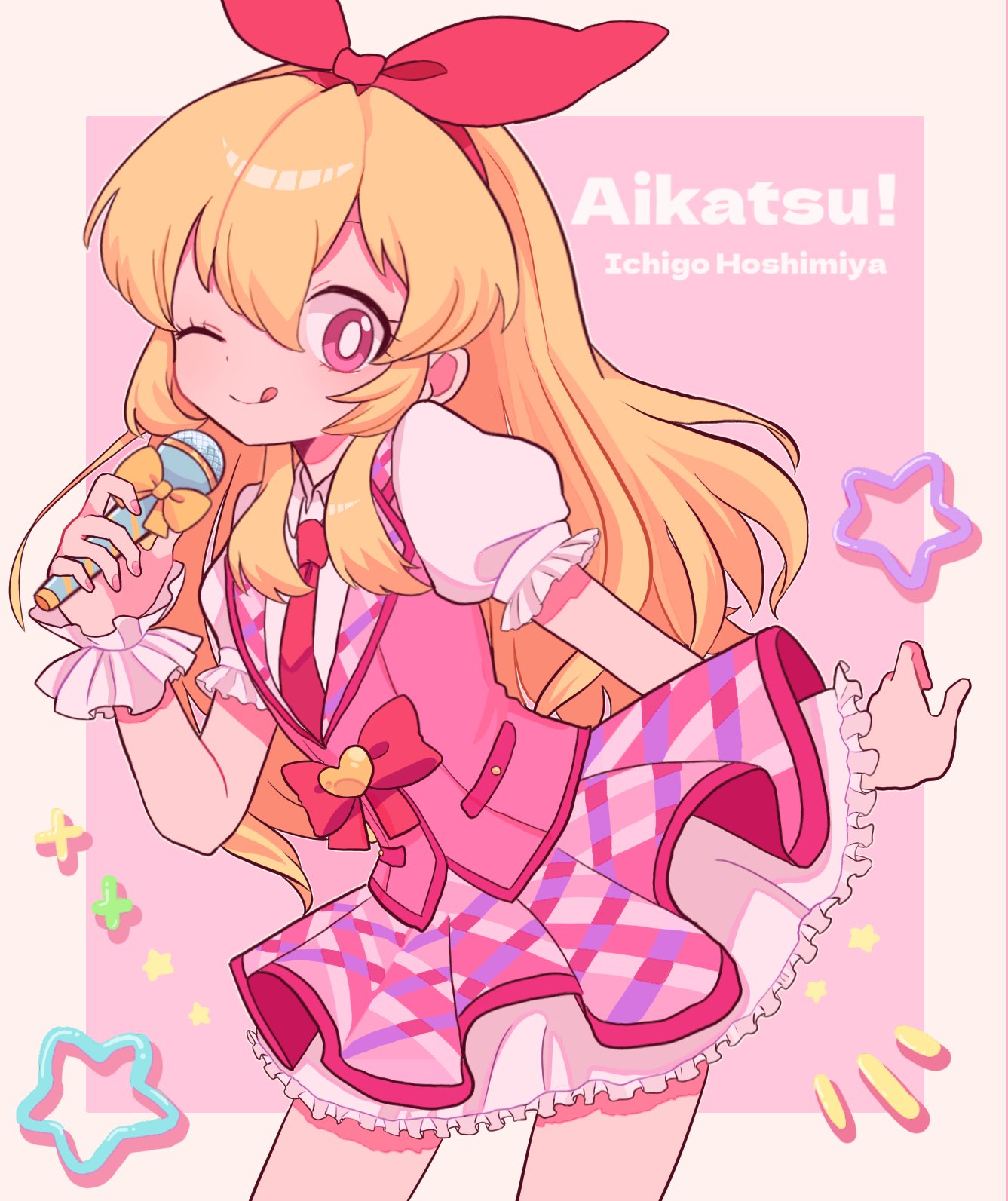 The Big ImageBoard (TBIB) - 1girl aikatsu! aikatsu! (series) blonde hair blush bow character ...
