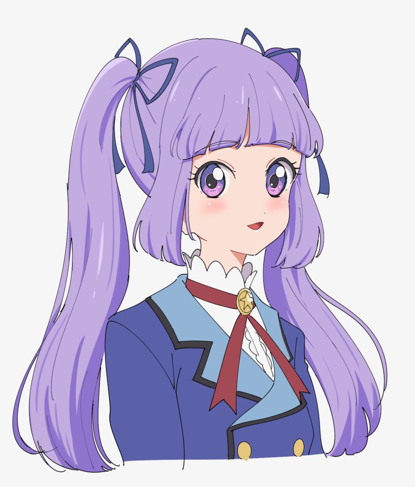 The Big ImageBoard (TBIB) - 1girl aikatsu! (series) alternate hairstyle blue jacket blue ribbon ...