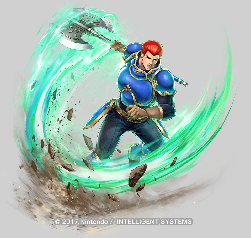 The Big ImageBoard (TBIB) - 1boy armor axe blue armor breastplate brown ...