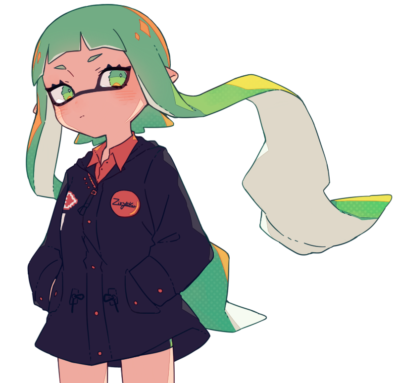 The Big ImageBoard (TBIB) - 1girl badge black coat button badge buttons ...