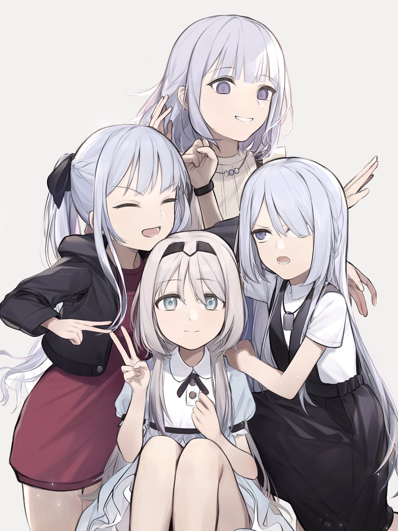 The Big ImageBoard (TBIB) - 4girls aged down ak-12 (girls' frontline) ak-15 (girls' frontline ...