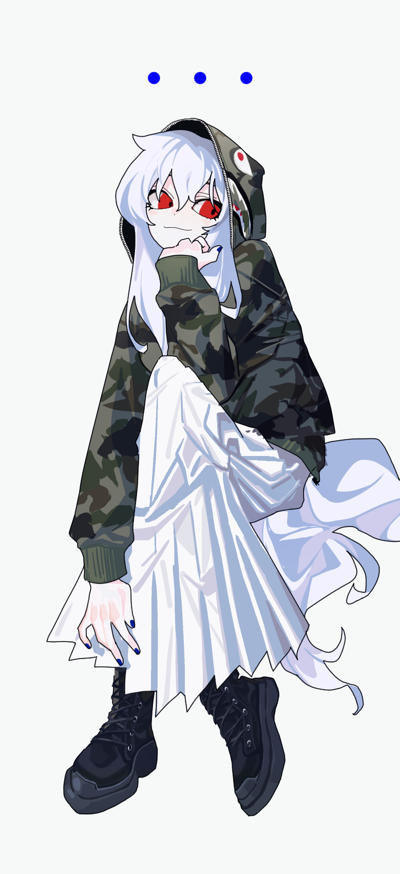 The Big ImageBoard (TBIB) - 1girl :3 arknights black footwear boots camouflage camouflage jacket ...
