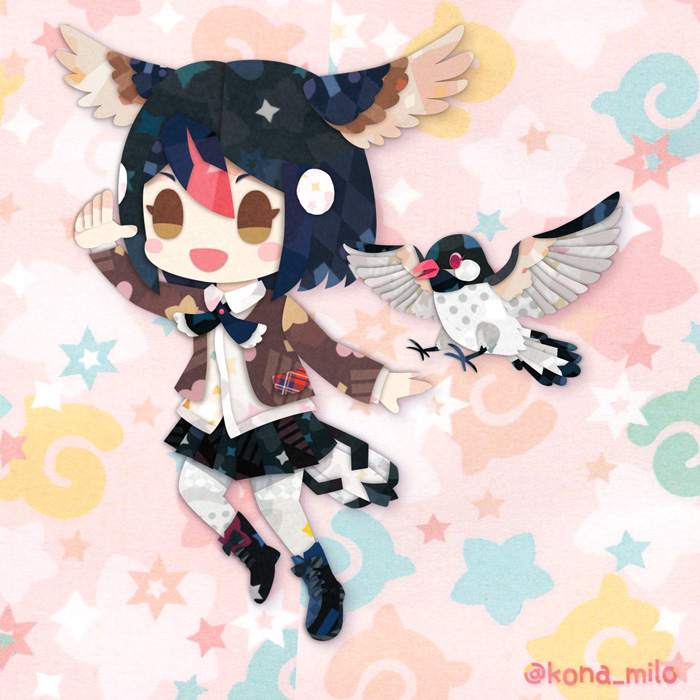 The Big Imageboard Tbib 1girl Bird Bird Girl Bird Tail Bird Wings