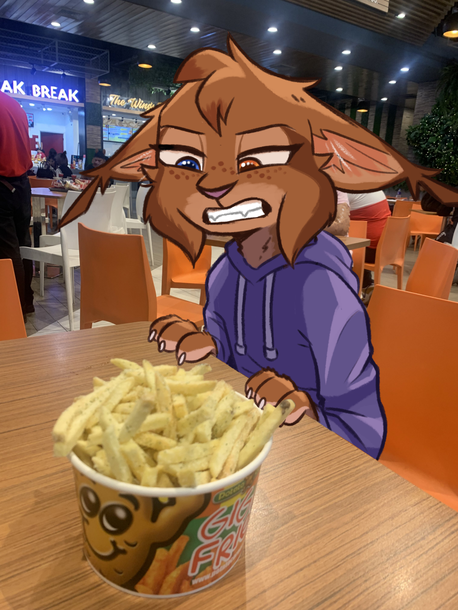 The Big ImageBoard (TBIB) - 2023 anthro blue eyes brown body brown fur brown spots chair cheek ...