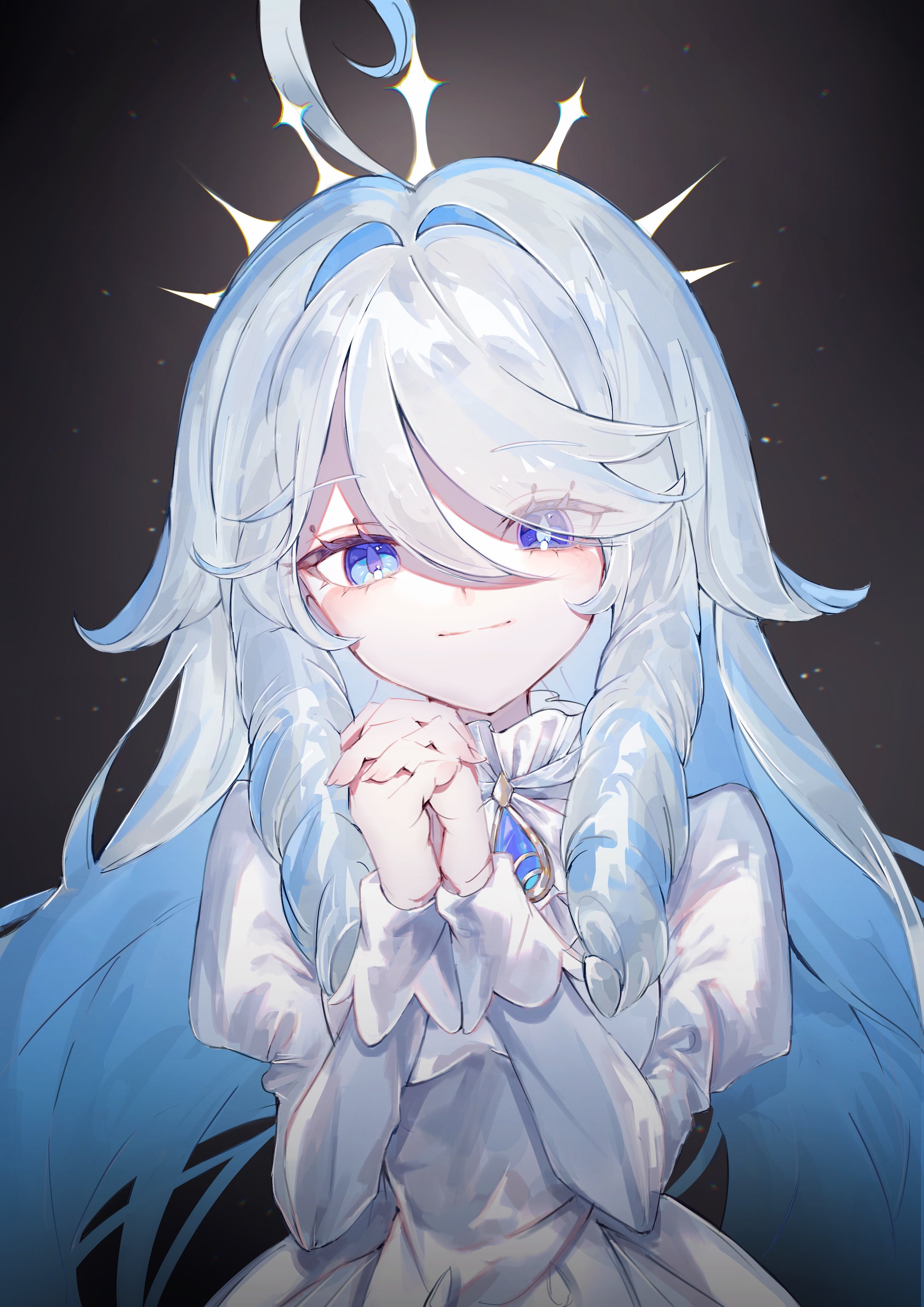 The Big ImageBoard (TBIB) - 1girl absurdres ahoge ascot blue brooch ...