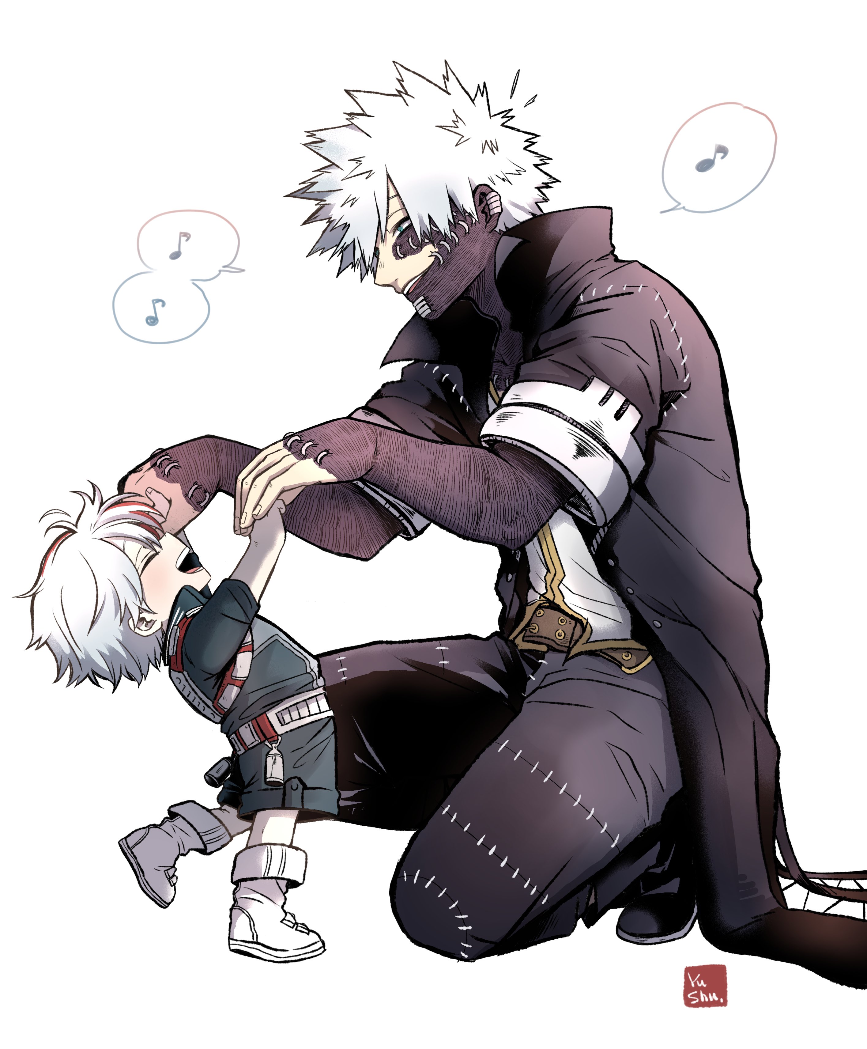 The Big ImageBoard (TBIB) - 1boy absurdres aged down artist logo black ...