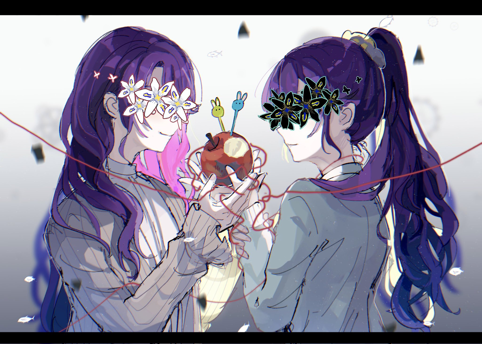The Big ImageBoard (TBIB) - 2girls apple asahina mafuyu asahina mafuyu ...