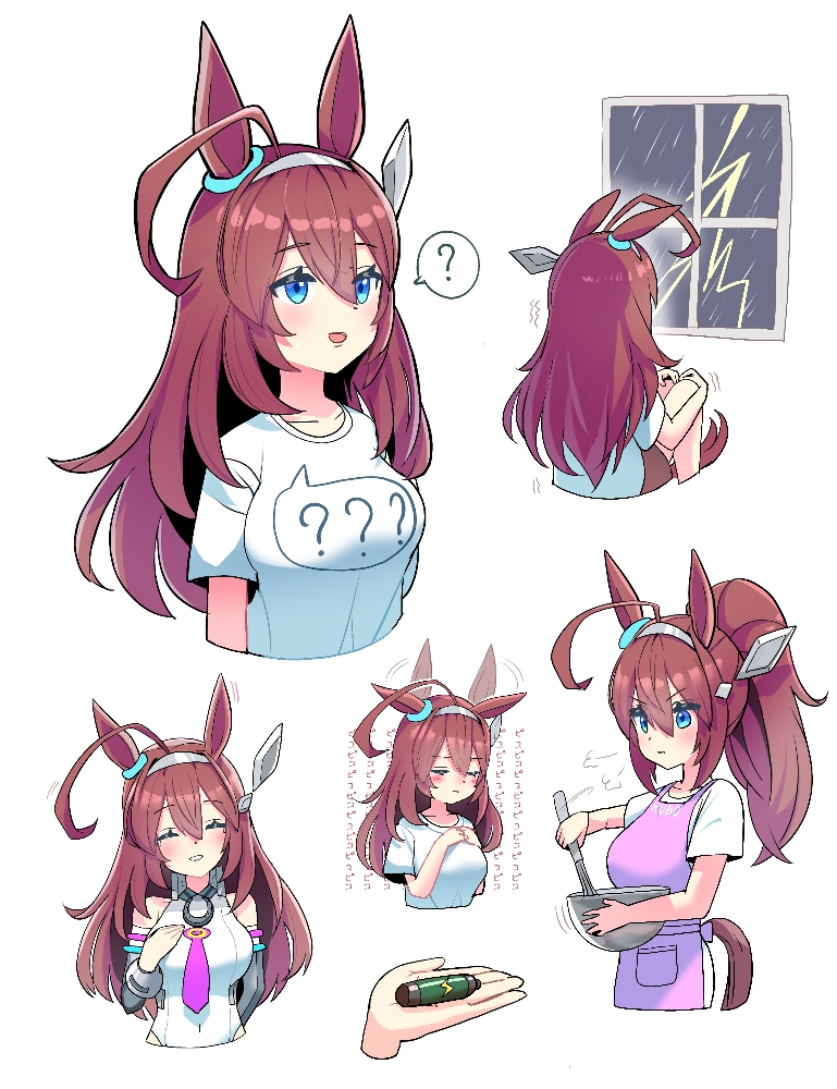 The Big Imageboard Tbib 1girl Ahoge Alternate Costume