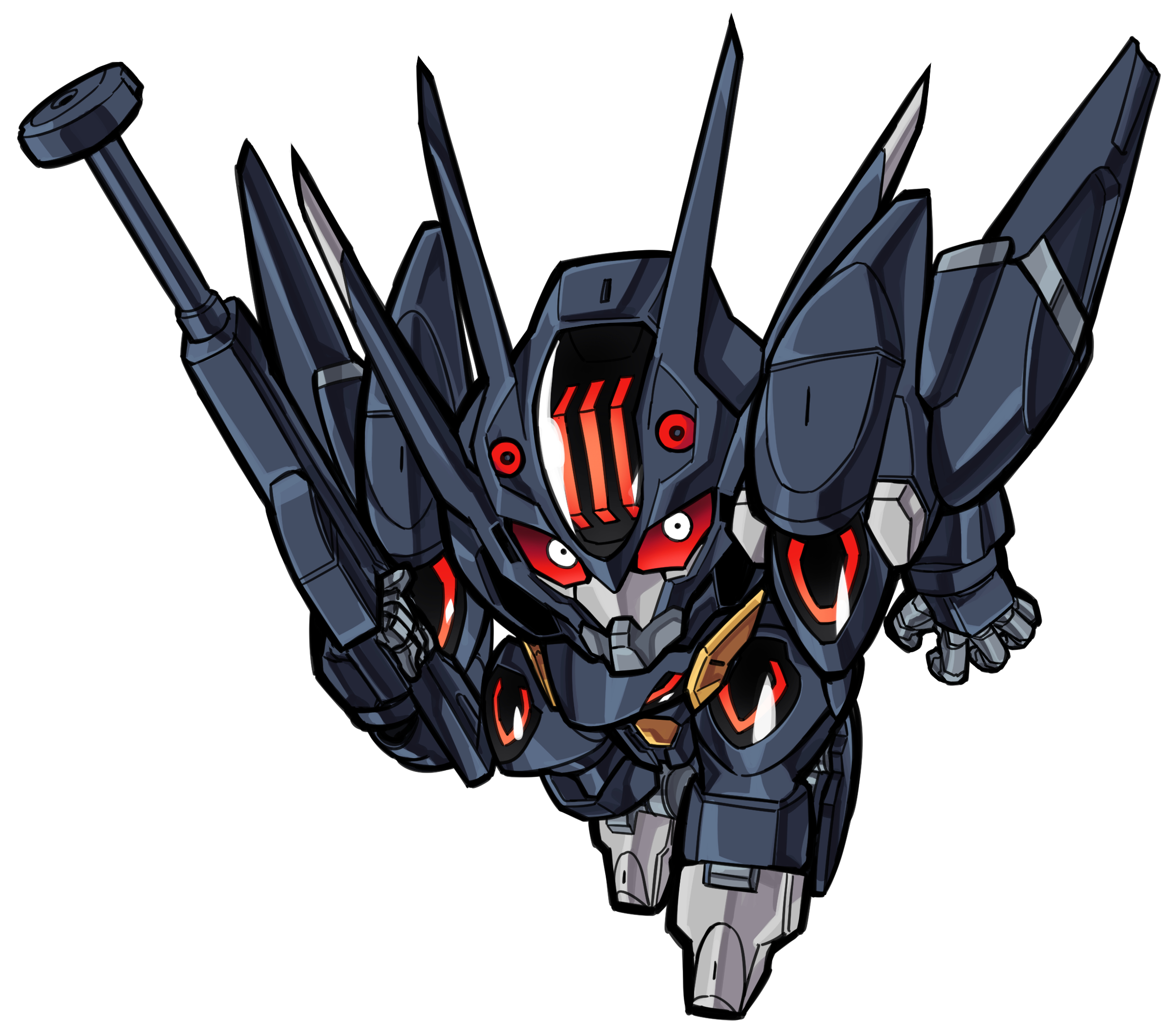 The Big ImageBoard (TBIB) - beam rifle chibi commentary energy gun ...