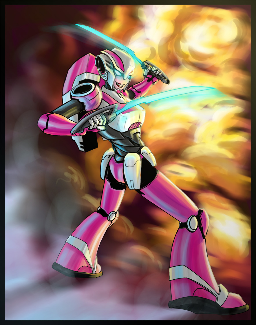 The Big ImageBoard (TBIB) - 1girl arcee armor ass blue eyes colored ...