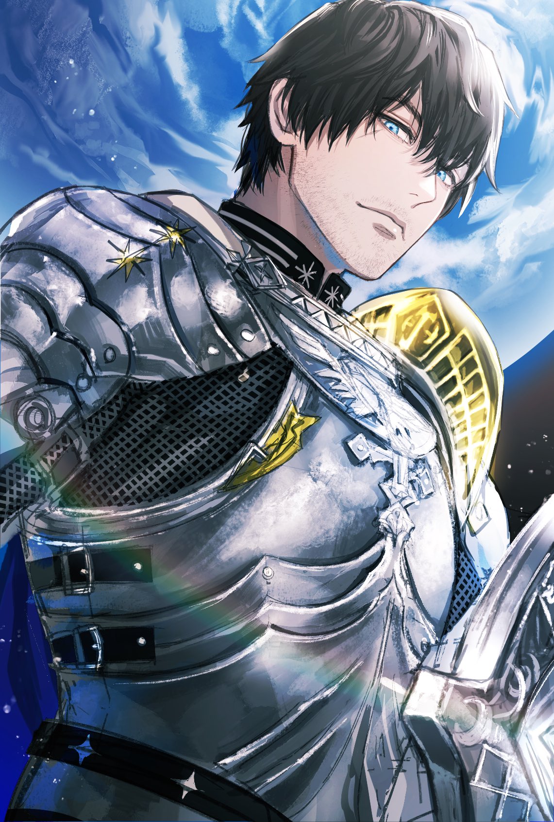The Big ImageBoard (TBIB) - 1boy adventurer (ff14) blue skin brown hair ...