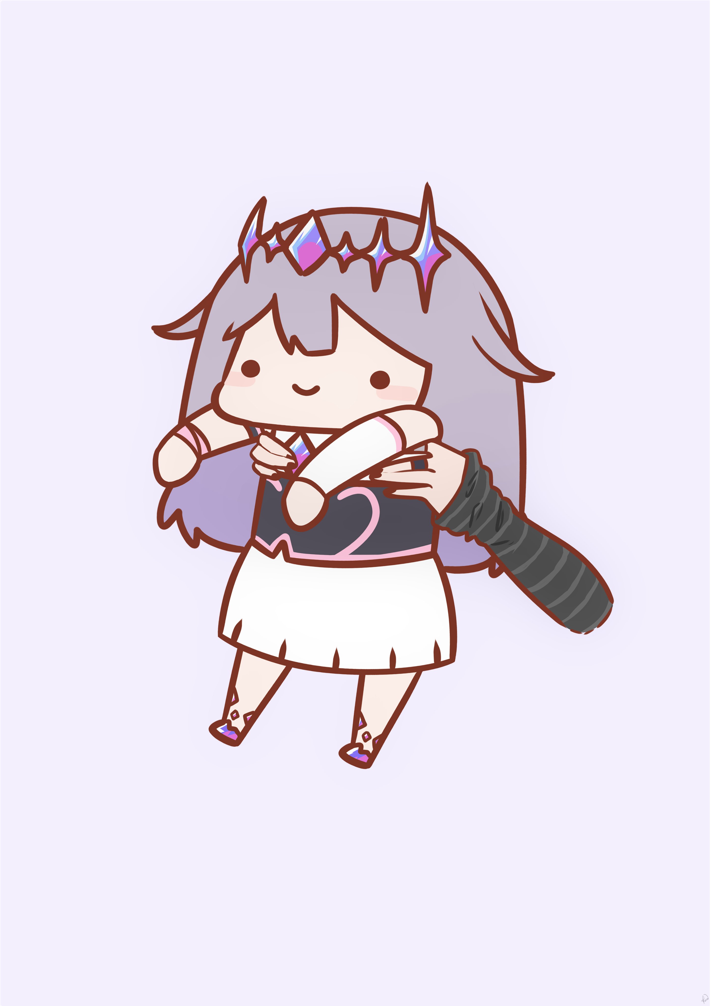 The Big ImageBoard (TBIB) - 2girls absurdres black nails blush stickers ...