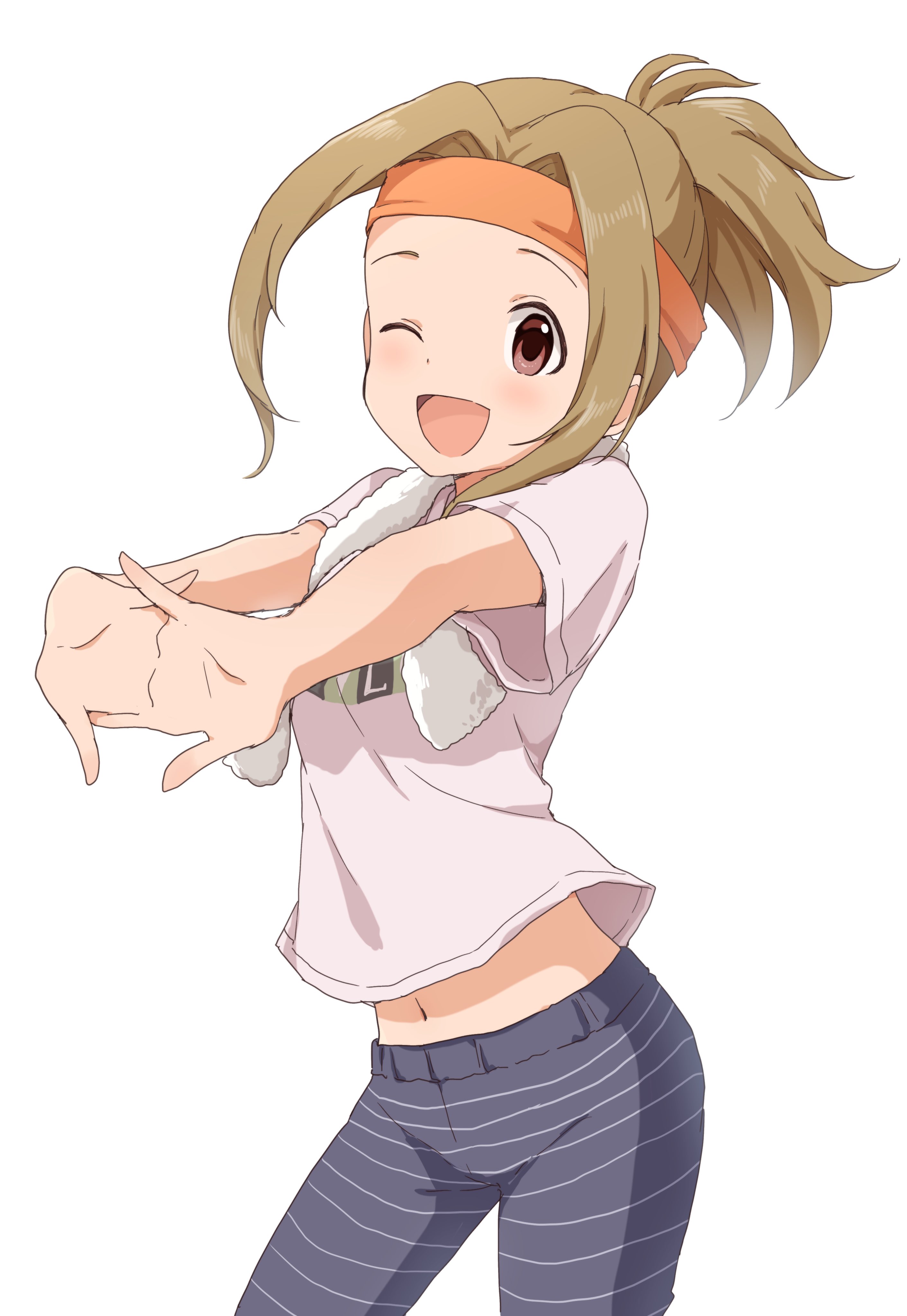 The Big ImageBoard (TBIB) - 1girl absurdres brown eyes brown hair buchi ...