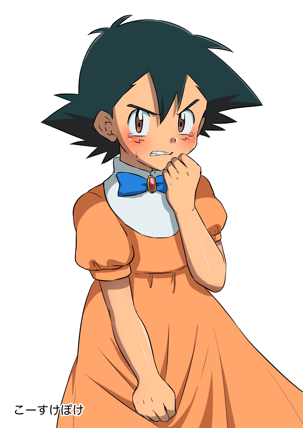 The Big ImageBoard (TBIB) - 1boy ash ketchum ashley (pokemon) black ...